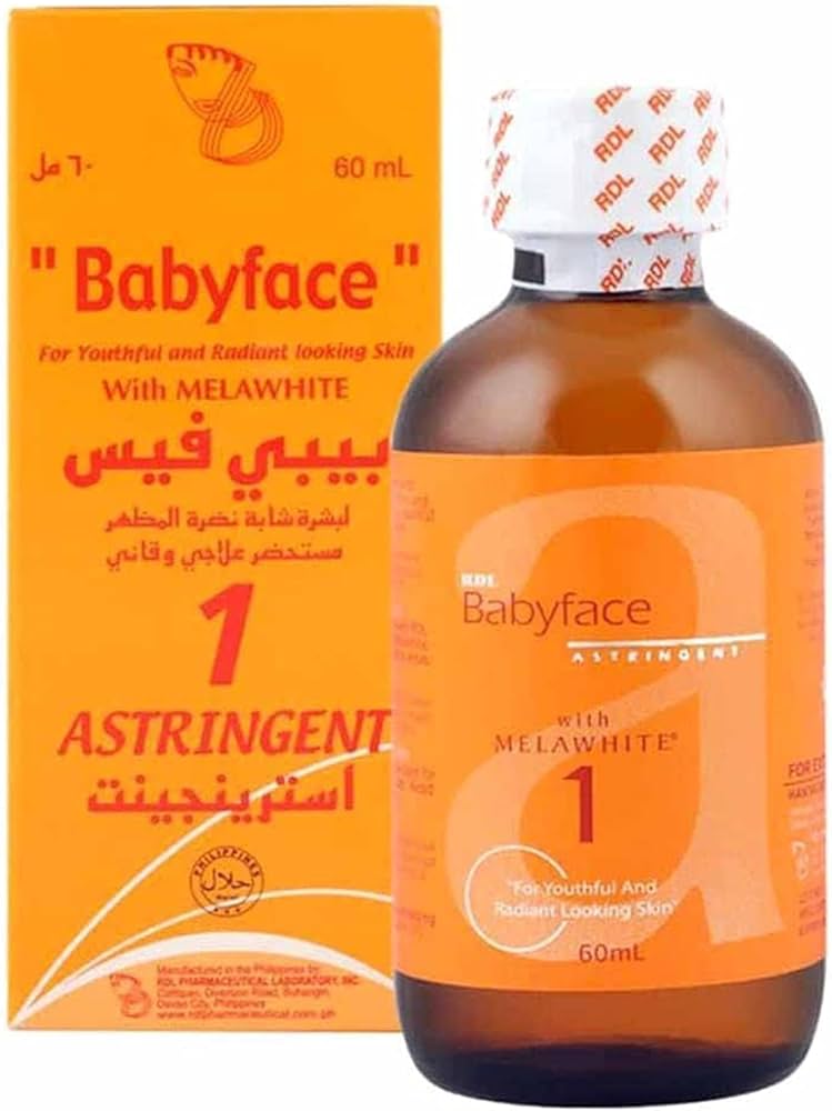Rdl Babyface with Melawhite, 1 Astringent, 60ml — Beto Cosmetics